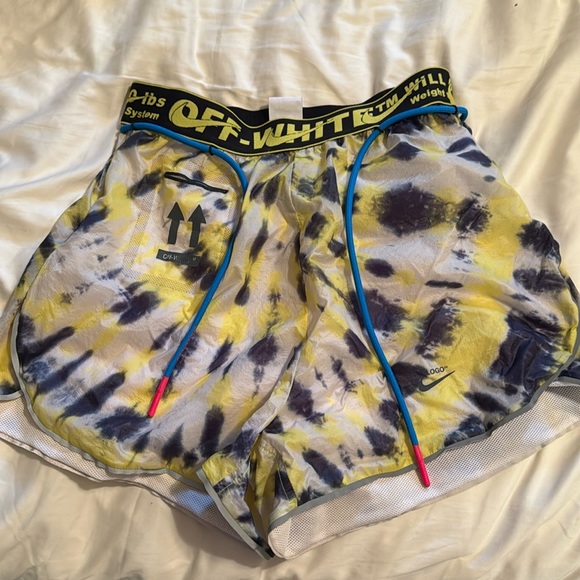 Off-White | Shorts | Nike Off White Shorts Small | Poshmark